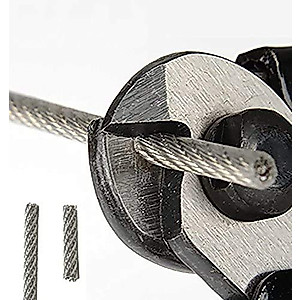 Cable Cutter, Heavy Duty Wire Rope Cutter for DIY Projects, Railing, Decking, Wire Seals & Bicycle Cable | Sharp & Precise One-Hand Operation Steel Cable Cutter
