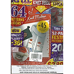 KNIT NOW MAGAZINE, MAGIC KNIT TOOL * 64 PATTERNS & IDEAS ISSUE, 2020 * UK
