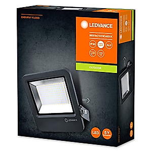 Floodlight LED: for Wall, Endura© Flood Cool White / 100 W, 220…240 V, Beam Angle: 120°, Cool White, 4000 K, Body Material: Aluminum, IP65, 1-Pack