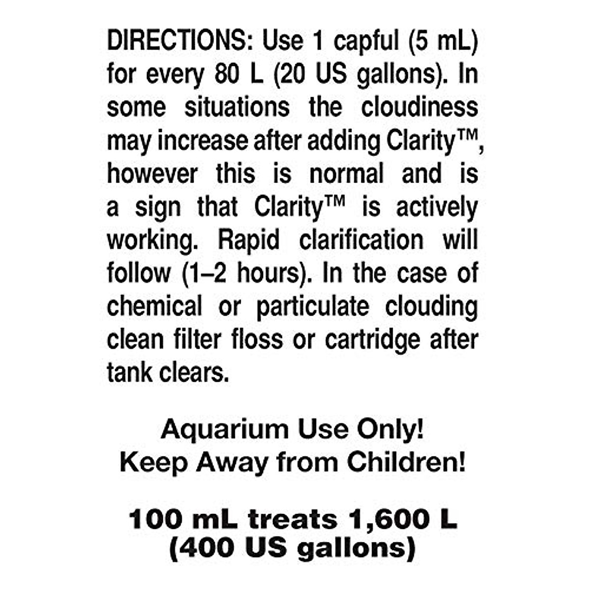 Clarity, 100 mL / 3.4 fl. oz.