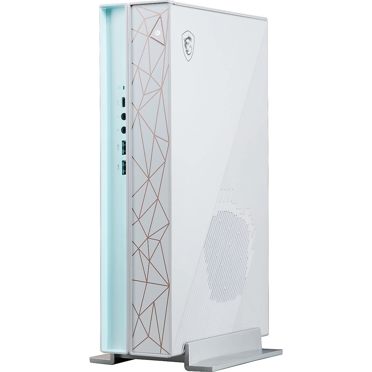 MSI Creator P50 (SFF) Creator Desktop: Intel Core i7-13700F, RTX 3050, 16 GB DDR4, 512GB M.2 NVMe, WiFi 6E, Keyboard, VR Ready, Windows 11 Home: White 13TH-243US