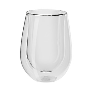 ZWILLING J.A. Henckels Double-Wall Stemless White Wine Glass Set, 10 fl. oz, 2-pc