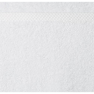 Amazon Basics Quick-Dry Bath Towels - 100% Cotton, 2-Pack, White