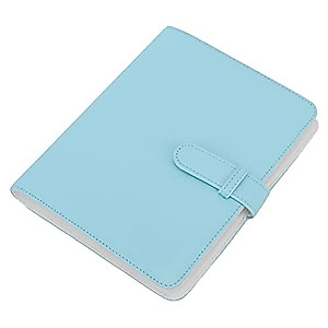 3-inch Photo Album, 256-pocket Waterproof Photo Album for Tickets Business Card (Blue)