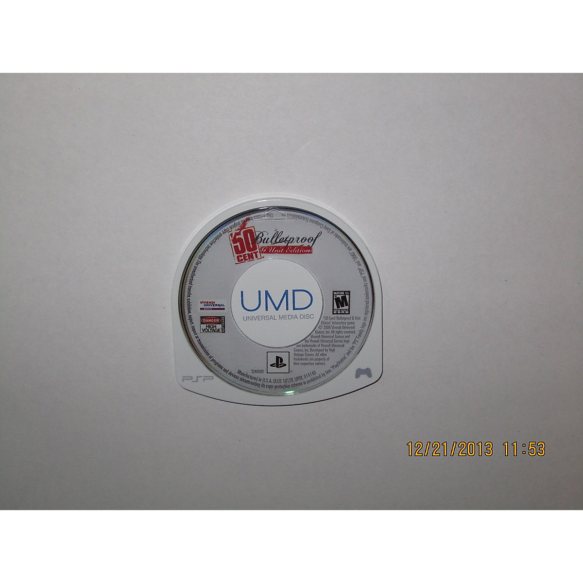 50 Cent Bulletproof: G Unit Edition -Sony PSP