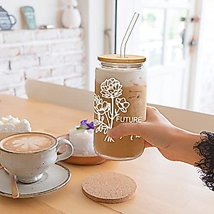 AYERMOYO Bride to Be Gifts-Bridal Shower Gifts-Engagement Gift-Engagement Gifts for Women-Engaged Gifts for Her- Bride Gifts-16 OZ Future Mrs Can Glass