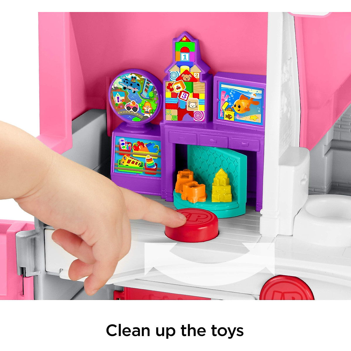 Fisher-Price Little People Big Helpers Home, Pink