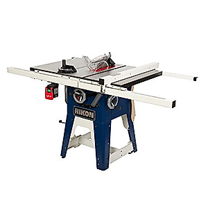 Rikon Power Tools 10-201 Cast Iron Contractors Saw, 10-Inch