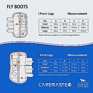 Harrison Howard Horse Fly Boots Horse Leg Guards Set of 4 -Silver (Full)