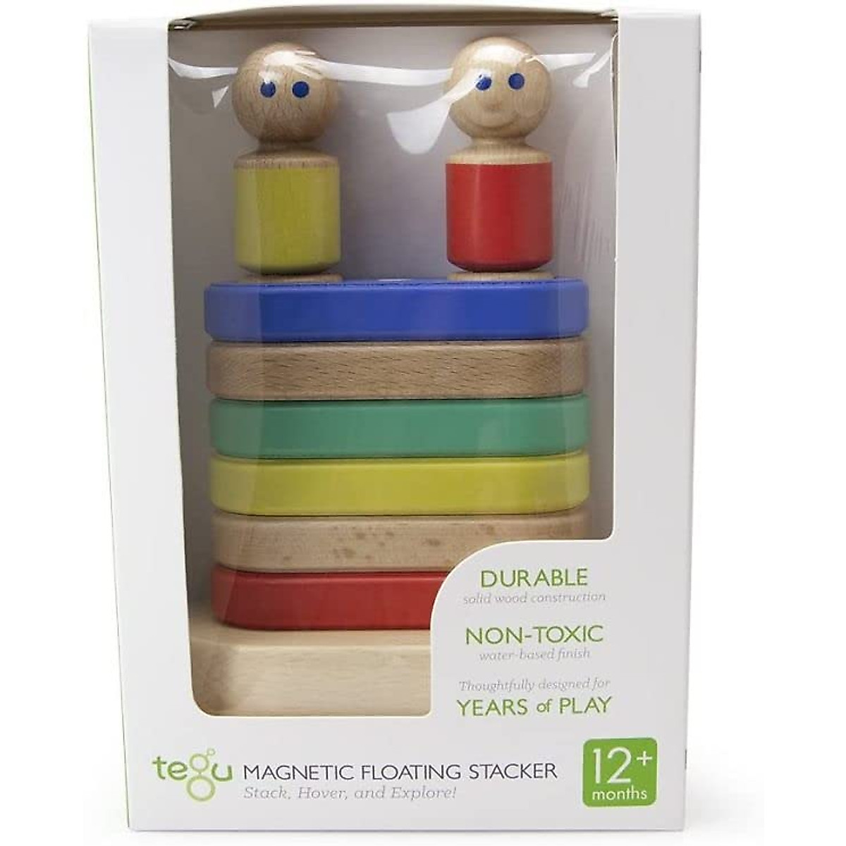 11 Piece Tegu Magnetic Floating Stacker Building Block Set, Big Top