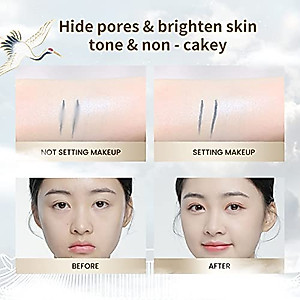 CATKIN Dreamworld Air Makeup Loose Powder Setting Finishing Powder Oil Control Matte Natural with Puff (C01 Natural)