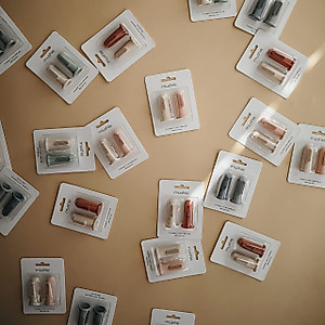 mushie Baby Finger Toothbrush (Blush/Shifting Sand) 2-Pack