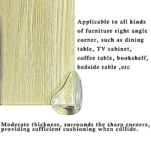 Muasopst Corner Protectors with Adhesive 16pcs, Anti Collision Baby Proofing Corner Protectors, Furniture Corner Guard, Edge Safety Bumpers for Babies & Kids