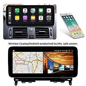 Android 10.25inch HD1920 Screen Upgrade Display Monitor Multimedia Player GPS Navigation for Mercedes Benz C180 C200 C280 C300 C350 W204 S204 (2007-2010) NTG4.0