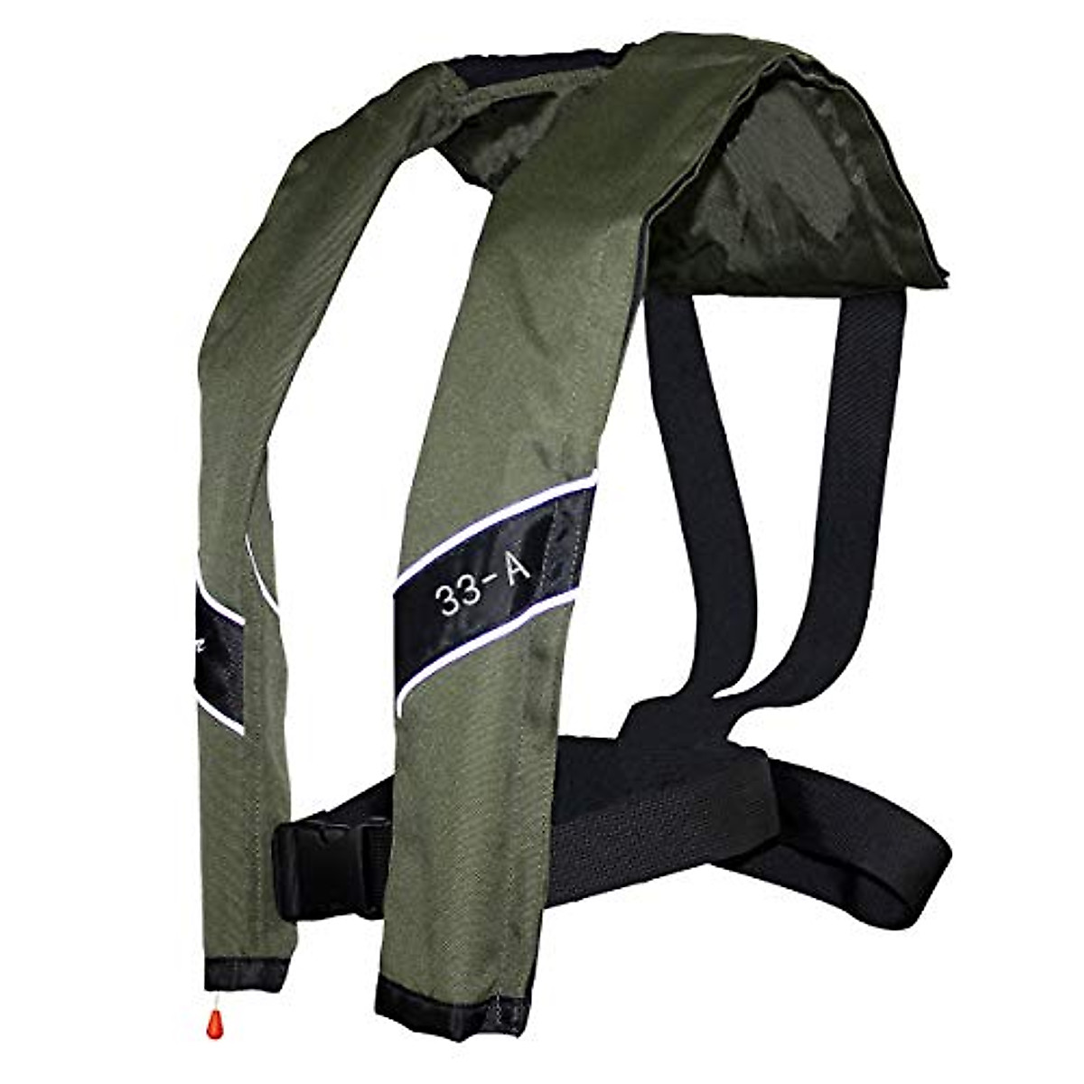 Eyson Slim Inflatable Life Jacket Life Vest Automatic (Olive)