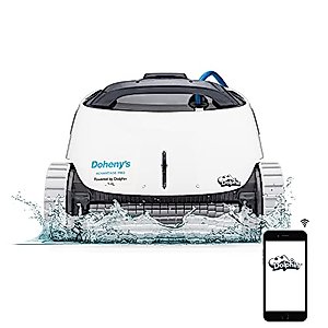 Dolphin Advantage Pro Robotic Pool [Vacuum] Cleaner with Wi-Fi – Pool Cleaning from Anywhere, Anytime - Ideal for In-Ground Swimming Pools up to 50 Feet – Easy to Clean Top Load Filters