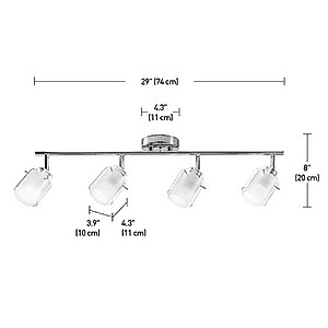 Globe Electric 59267 Kit Track Lighting, 0, Chrome