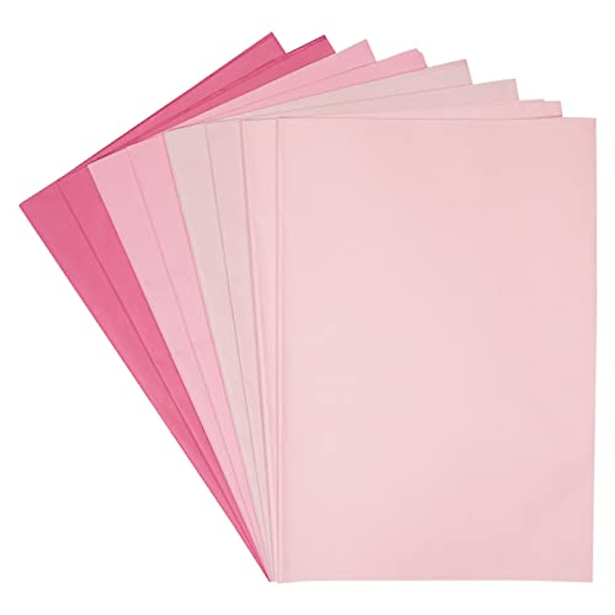 160 Sheets Bulk Tissue Paper for Gift Wrapping Bags, Valentines DIY Crafts, 4 Pink Colors, 15 x 20 in