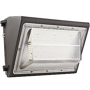 1Pack-Dusk to Dawn 180W LED Wall Pack Light Fixture, 25200LM 1500W HPS/HID Equivalent,100-277V, 5000K Daylight Commerical/Industrial Outdoor Security lighting, Waterproof for Entrance,Warehouse