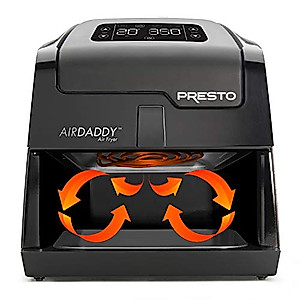 Presto 03422 Digital AirDaddy 4.2-Quart Electric Air Fryer, 4.2qt, Black