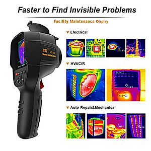 Hti HT-18,Thermal Imaging Camera-Handheld Infrared Camera with Real-Time Thermal Image,Infrared Image Resolution 220 x 160-Temperature Measurement Range -20°C-300°C,IR Thermal Imager