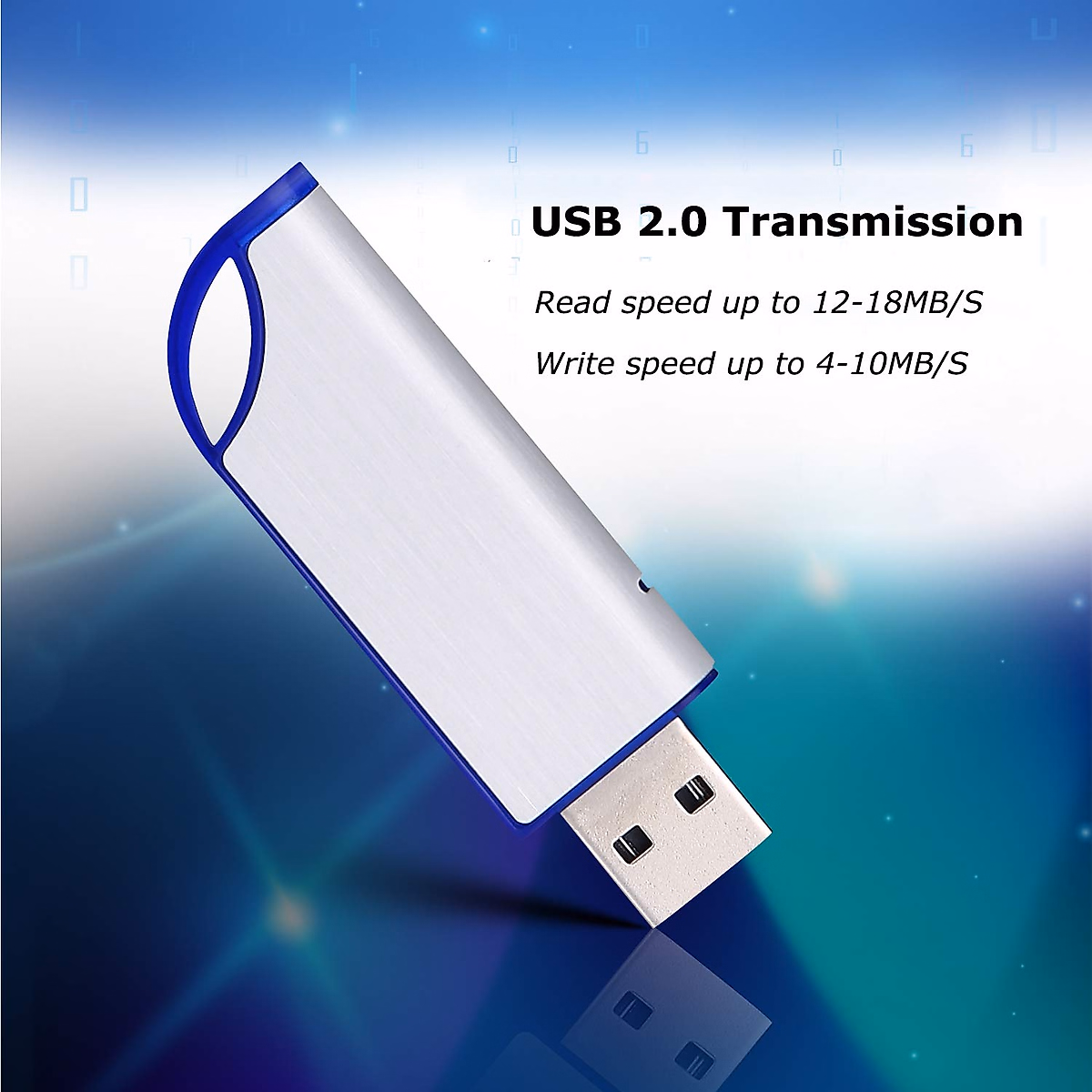 USB Drive, 32G FAT32 USB Flash Drive Memory Stick Thumb Drive for Computer/Laptop for Photo/Video Backup with Indicative Light