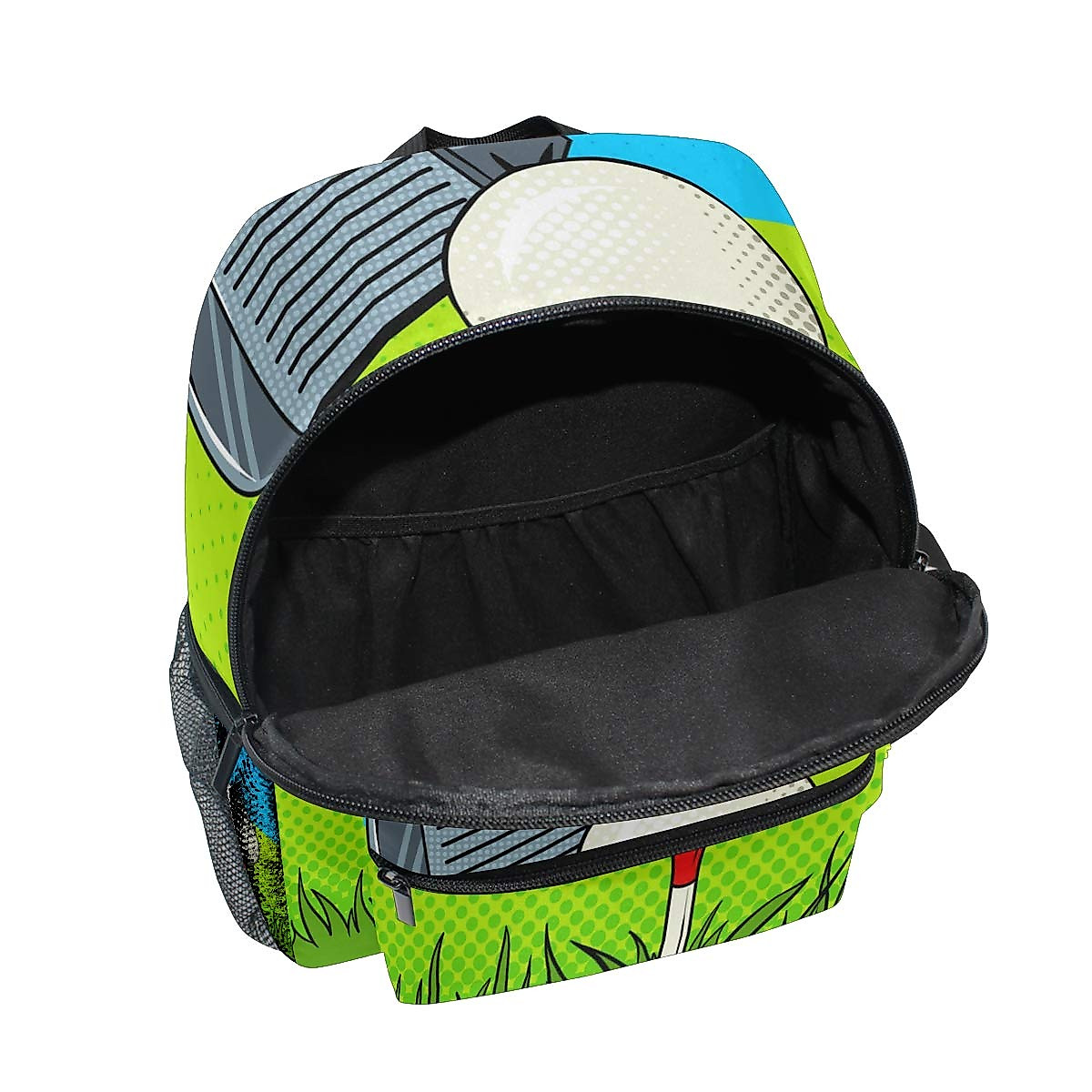 AUUXVA Kids Backpack Sport Club Golf Ball School Bag Kindergarten Toddler Preschool Backpack for Boy Girls Children