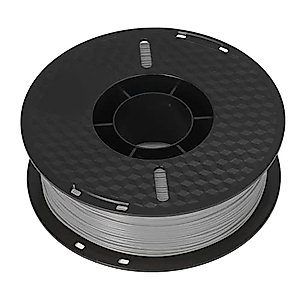 1.75mm PLA Print Filament, 3D Printer Roll Filament Plastic Shell 1kg Spool for Industrial Devices(Silver)