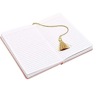 Wedding Planner Notebook with Gold Tassel Bookmark, I Said Yes (8.25 x 5.25 in, 96 Sheets)