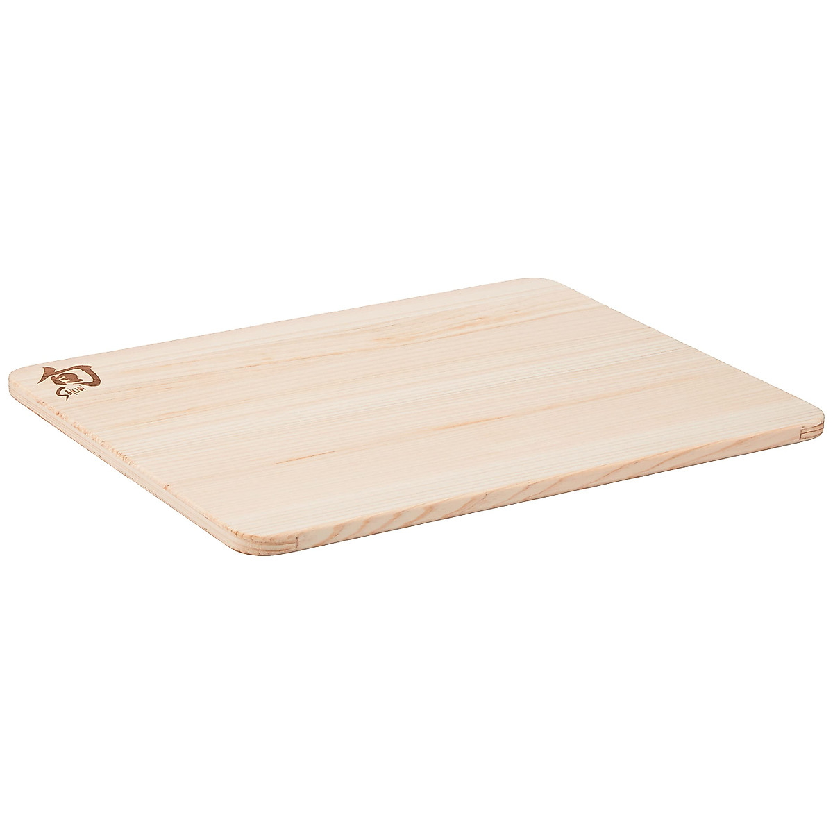 Shun Cutlery Small Hinoki Cutting Board, 10.75" x 8.25" Small Wooden Japanese Chopping Board for Kitchen, Medium-Soft Wood Preserves Knife Edges, Forest Stewardship Council Certified