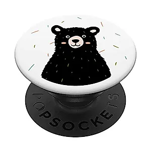 Bear Pop Socket PopSockets PopGrip: Swappable Grip for Phones & Tablets