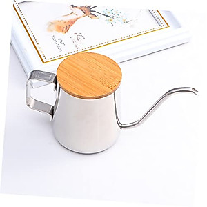 COLLBATH Stainless Steel Kettle Stovetop Tea Kettle Espresso Coffee Maker Machine Coffee Can Tea Kettle Coffee Espresso Maker Vintage Coffee Maker Coffee Pot Coffee Kettle