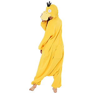 SAZAC Psyduck Pokemon Kigurumi - Onesie Jumpsuit Halloween Costume (Adult XL)
