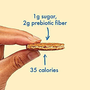 Rip Van Wafels Dutch Caramel Mini Stroopwafels - Low Carb Snacks (3g Net Carbs) - Non GMO Snack - Keto Friendly - Office Snacks - Low Calorie Snack (37 Calories) - Low Sugar (1g) - 32 Pack