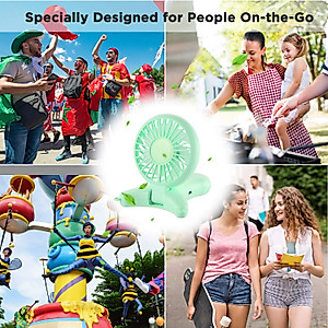 OUTXE Personal Necklace Mini Fan 3000mAh Hands-Free Portable Fan USB 3 Settings, Folding Electric Cooling Fan Handheld Fan