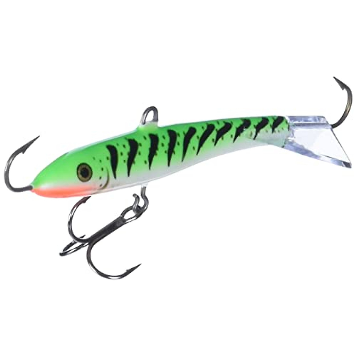 Rapala Jigging Rap 09 Fishing lure, 3.5-Inch, Glow Green Tiger