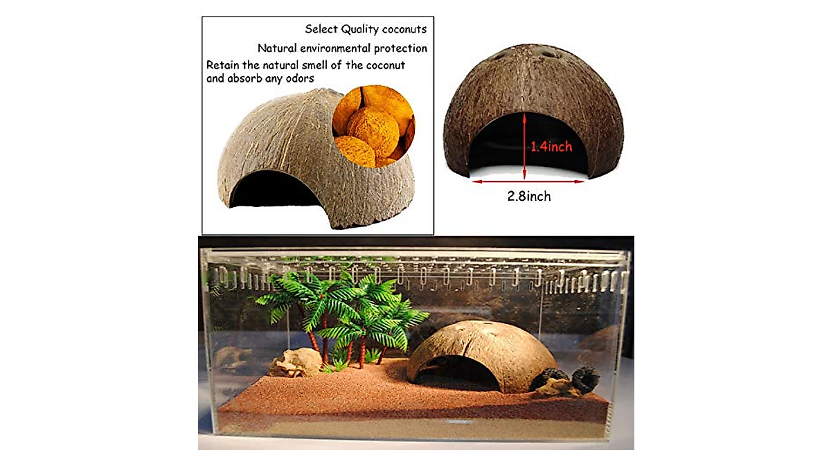 Kathson Reptile Tank Decor | Realistic Habitat Accessories
