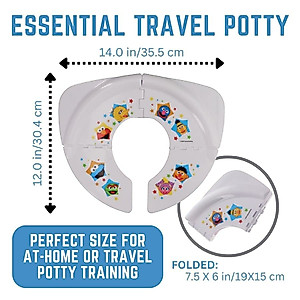 Sesame Street "Sesame Squad" Folding Potty Seat - Travel Potty Training Seat