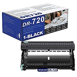 GULOYA Compatible 1 Pack DR-720 DR720 Black Drum Unit Replacement for Brother hl-5440D 5450DN DCP-8110DN 8150DN 8155DN 8510DN MFC-8710DW 8810DW 8910DW 8950DW/DWT Printer(Toner is not Included).