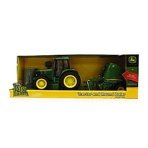 JOHN DEERE Tomy Big Farm Tractor & Baler