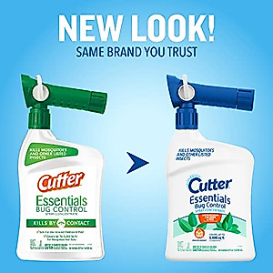 Cutter Essentials Bug Control Spray Concentrate, Kills Mosquitoes by Contact