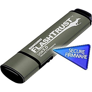 Kanguru Flash Trust – 256GB Secure Firmware Flash Drive – Write Protect Switch – SuperSpeed USB 3.0
