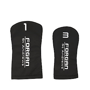 Forgan of St Andrews F200 +1 Inch Golf Clubs Set with Bag, Graphite/Steel, Stiff Flex, Mens Right Hand