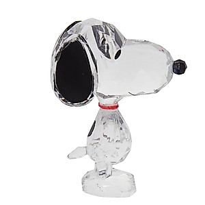 Enesco Facets Peanuts Snoopy The Dog Figurine, 3.25 Inch, Multicolor
