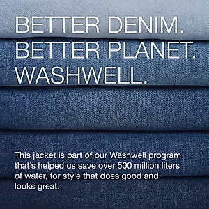 GAP womens Sherpa Icon Denim Jacket, Medium Wash, X-Large US