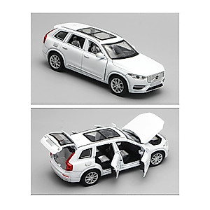 GRARRO 1:32 for Volvo XC90 SUV Alloy Car Die Casting and Toy Car Toy Car Metal Collectible Model Car Model High Simulation Children's Toys Scale Model (Color : Black)