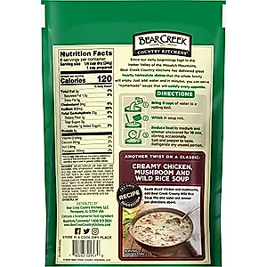 Bear Creek Soup Mix, Creamy Wild Rice, 9.6 Ounce