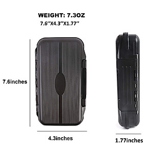 Maxcatch Waterproof Fly Box For Fly Fishing Streamer Flies Swing Leaf Center