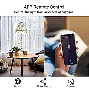 Lesim Smart Wi-Fi Dimmer Switch 2Gang Compatible with Alexa and Google Assistant, Single Pole, Needs Neutral Wire