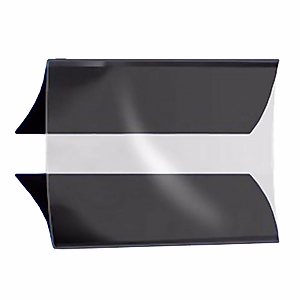 Showgard Pre-Cut Black Stamp Mounts Size JV25/40